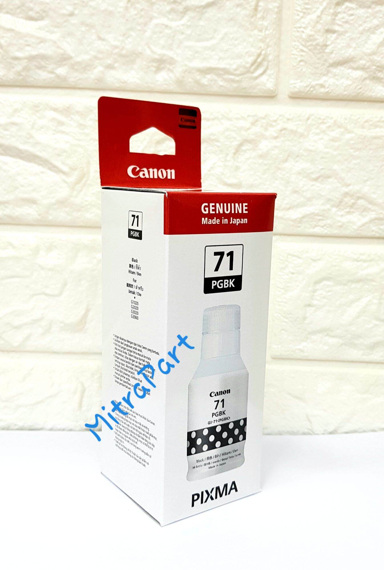 Tinta Canon Gi 71 Black Original G2020 G3010 | Lazada Indonesia
