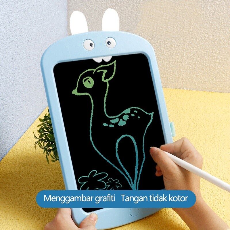 papan tulis karakter lcd writing drawing tablet rabbit papan belajar ...