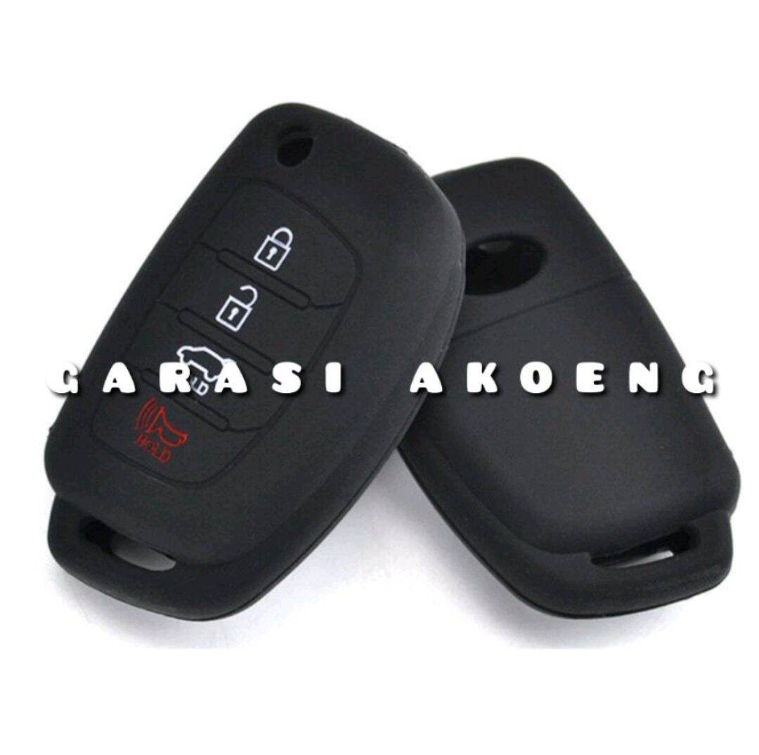 Casing Remote Kunci Hyundai Santa Fe Tucson Sonata i40 3 4 Tombol Lipat ...