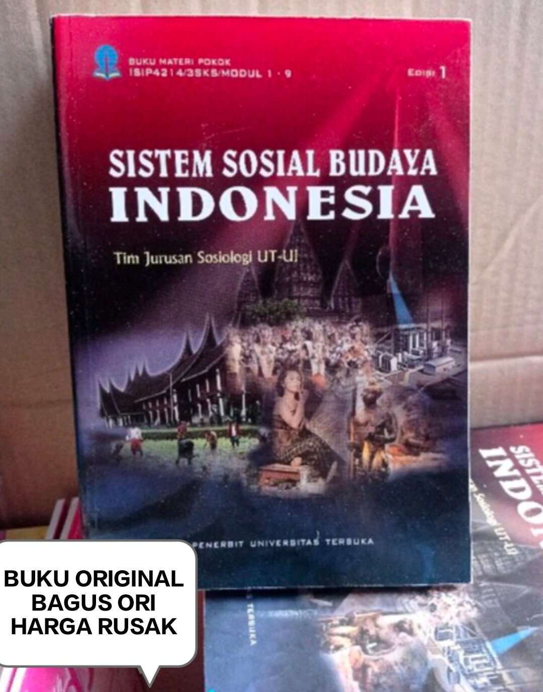 Buku Materi Pokok Sistem Sosial Budaya Indonesia Edisi 1 - Tim Jurusan Sosiologi UT-UI | Lazada ...
