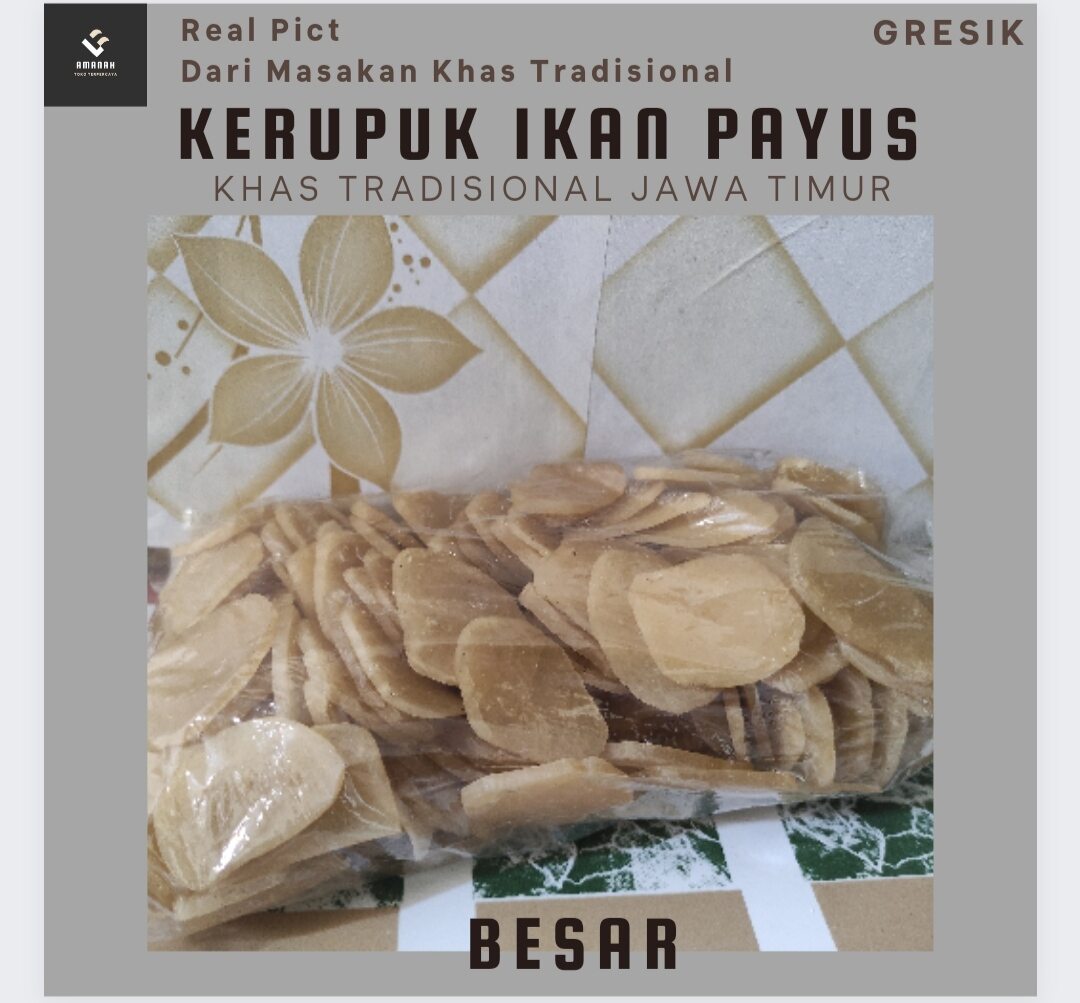 Kerupuk Krupuk Mentah Ikan Payus Besar, 1/2 Kg (500 gram), 1 Kg ...