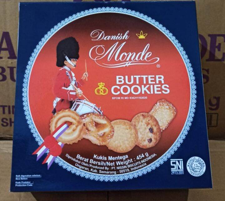 Monde Butter Cookies 908 gr dan 454gr exp 2026 | Monde kemasan kaleng ...
