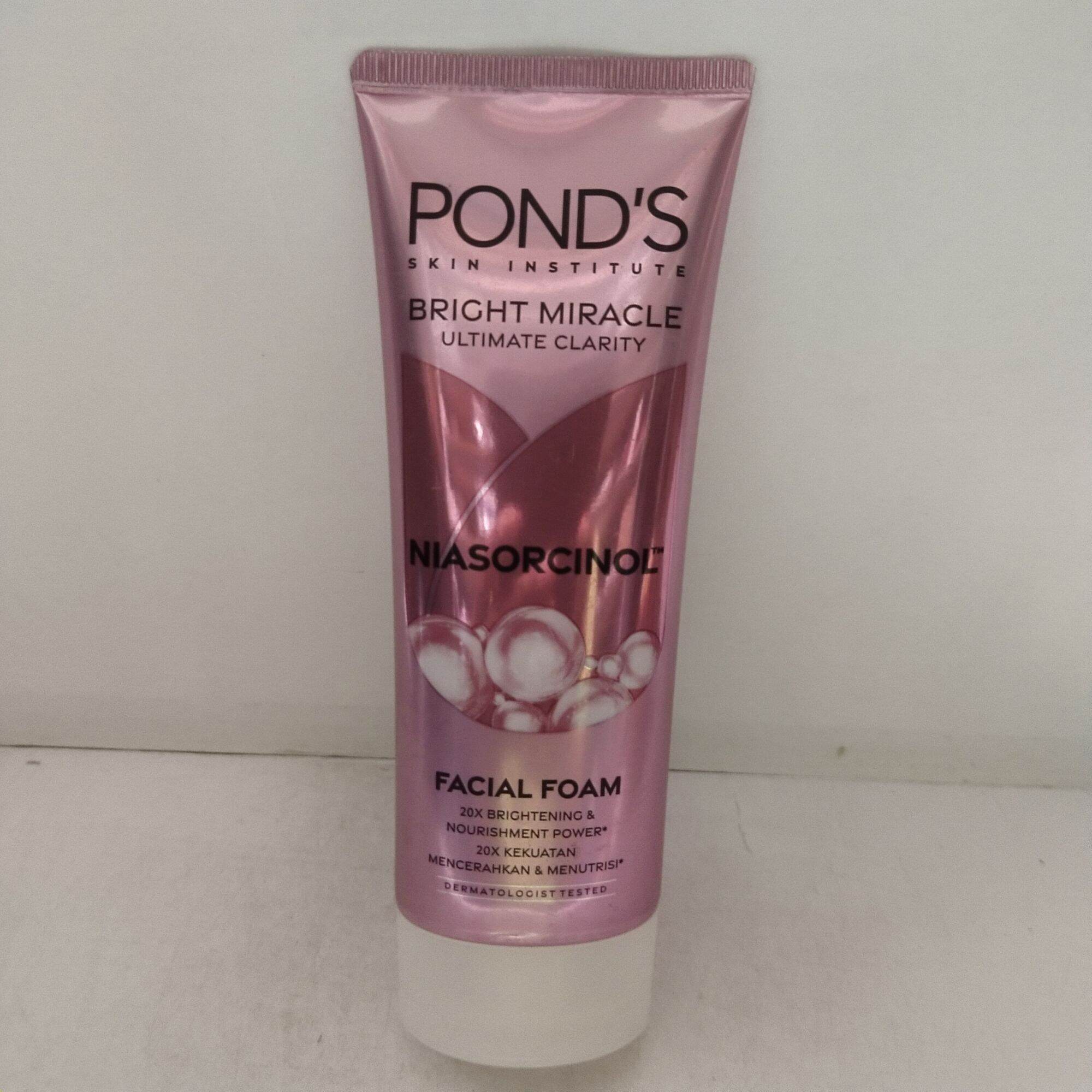 Pond Bright Miracle Facial foam 100g Ultimate Clarity NIASORCINOL ...