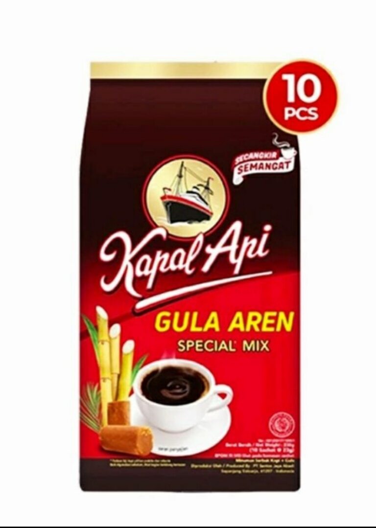 KOPI KAPAL API GULA AREN KEMASAN POUCH ISI 10 SACHET | Lazada Indonesia