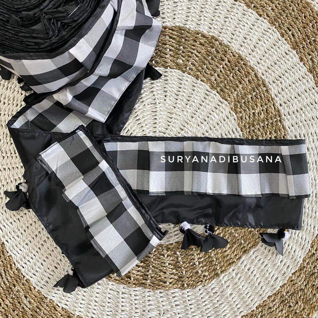 Ider ider pelinggih bali poleng polos 20cm | Lazada Indonesia