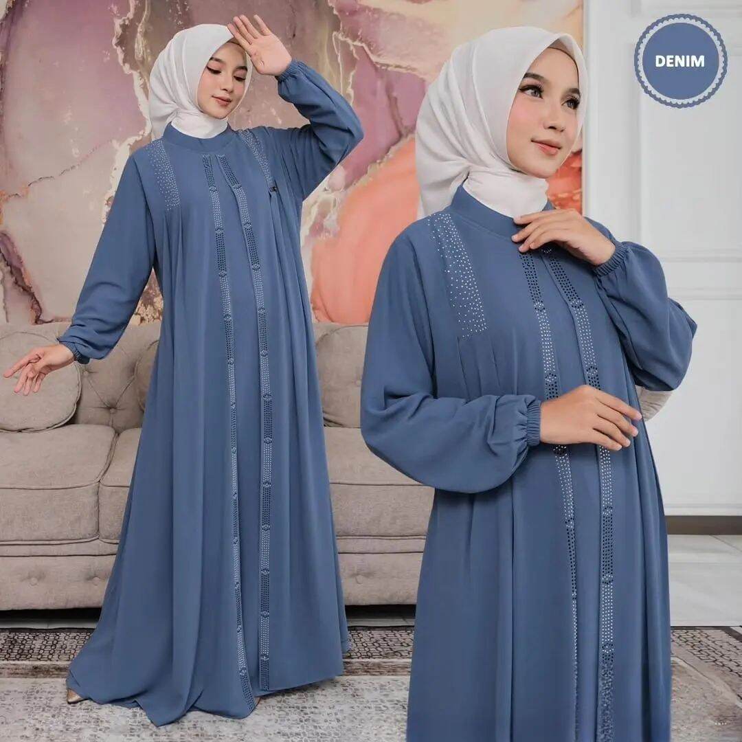 TAMARA DRESS CRINGKLE AIR FLOW GAMIS MUSLIM MEWAH ELEGAN KONDANGAN ...