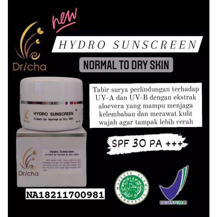 HYDRO SUNSCREEN BY DRICHA | Lazada Indonesia