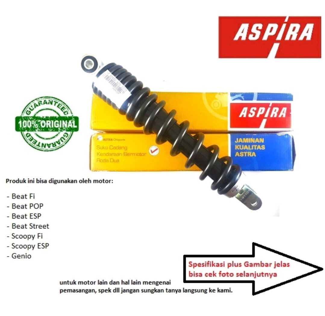 SHOCKBREAKER SHOCK MOTOR BEAT FI BEAT ESP BEAT POP SCOOPY FI SCOPI ISS ...