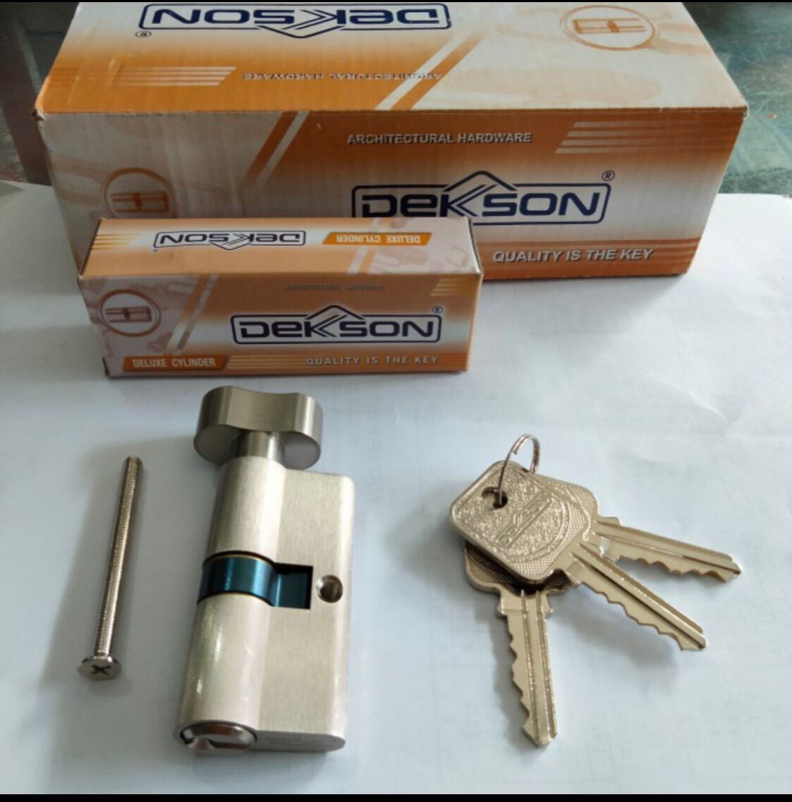 SILINDER KNOP DEKSON CYLINDER KUNCI PINTU PUTAR KNOP DEKSON KUNCI PINTU DEKKSON | Lazada Indonesia