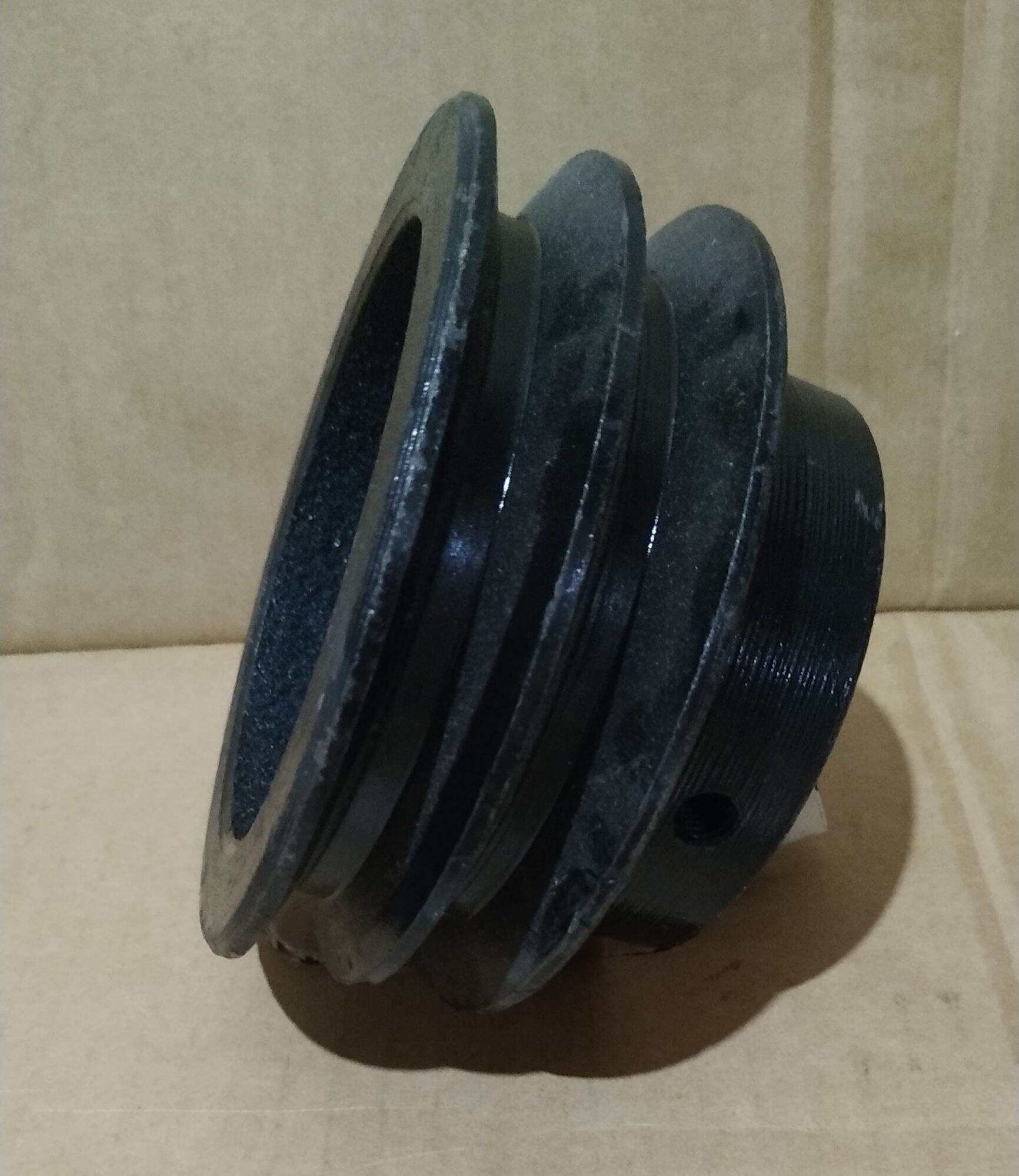 Pulley besi cor 12 cm B2 - as 20 mm (bisa REQUEST) BAHAN besi cor ...
