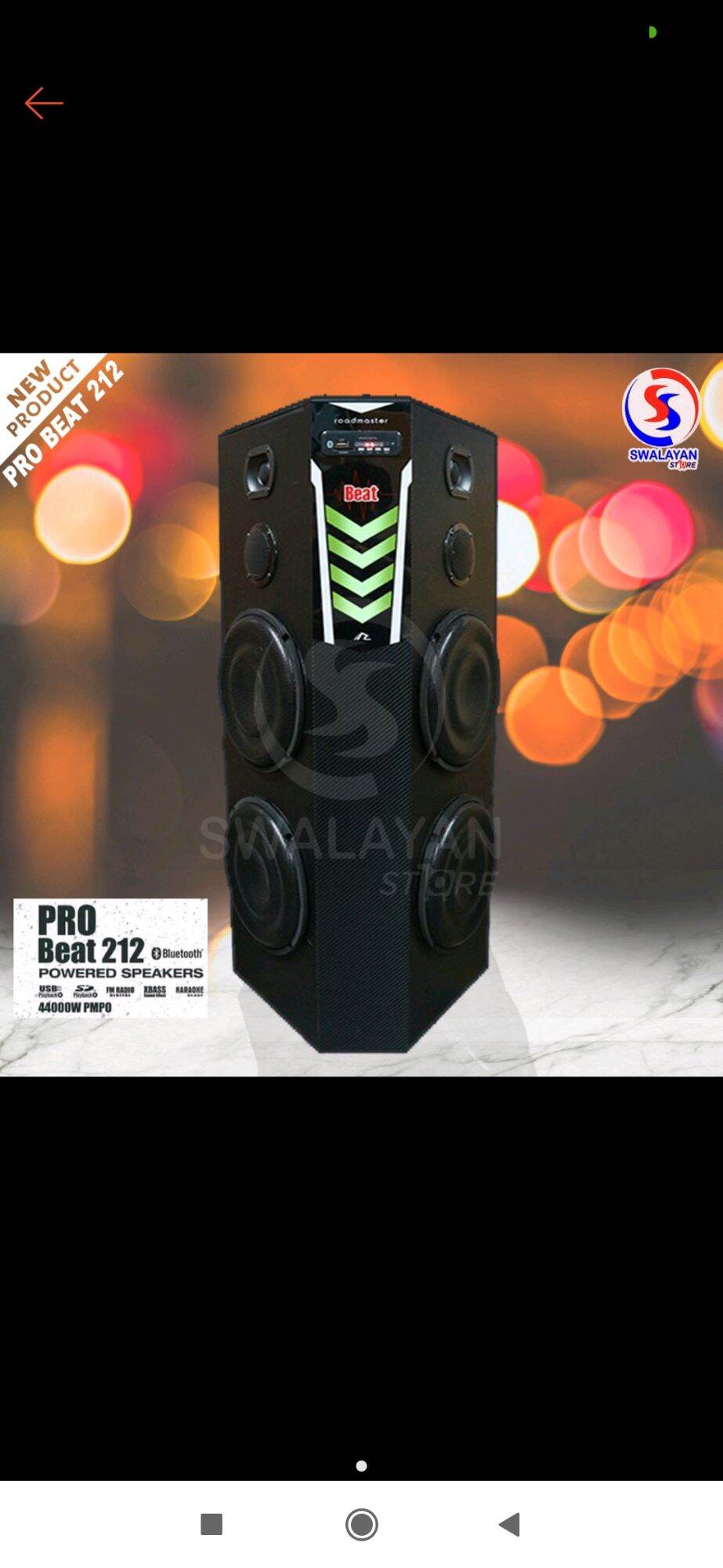 SPEAKER ACTIV ROADMASTER PRO BEAT 212 BLUETOOTH MODEL ANALOG | Lazada ...