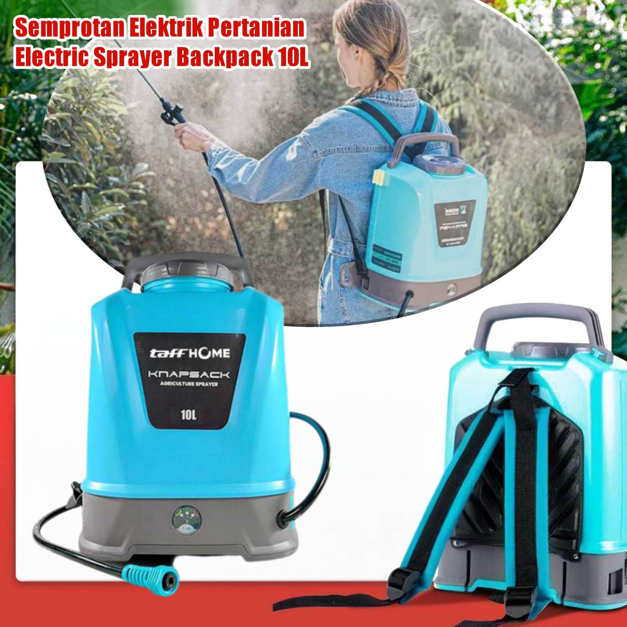 Tangki Gendong Sprayer 10L Tengki Semprot Elektrik 10 Liter Air ...