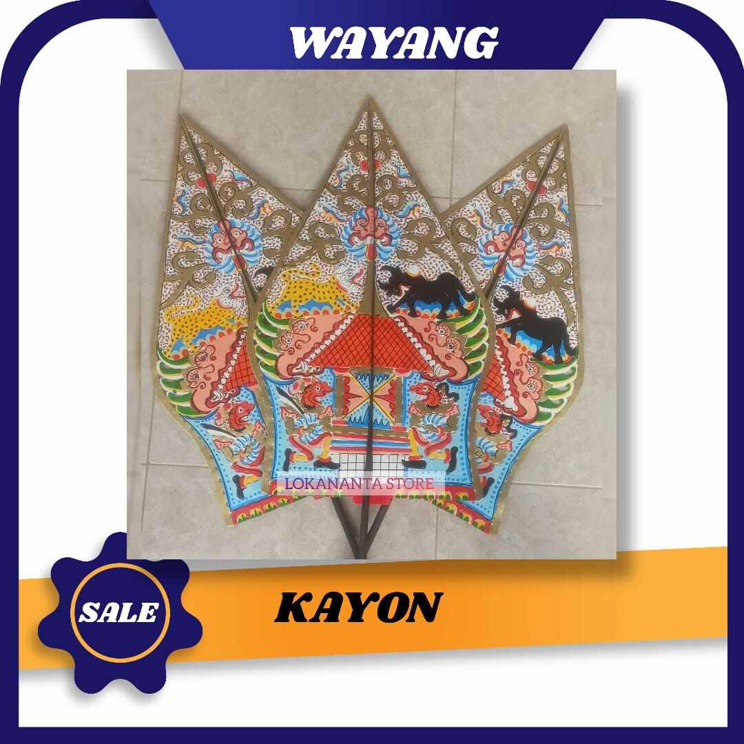 GUNUNGAN / KAYON WAYANG GUNUNG TOKOH WAYANG KULIT MAINAN WAYANG KULIT ...