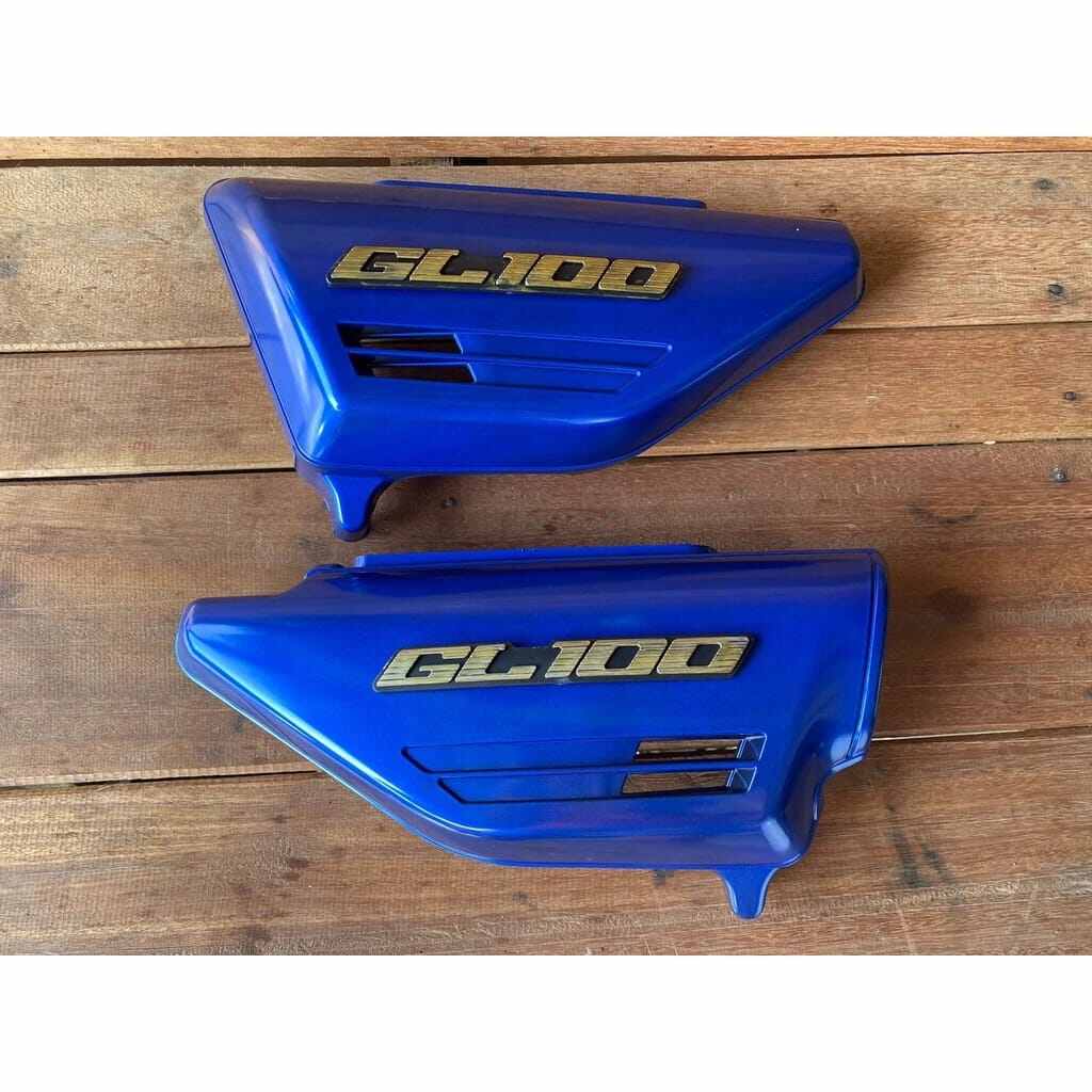 BOK aki gl 100 cover body samping tepong aki kanan kiri tutup BOK aki ...