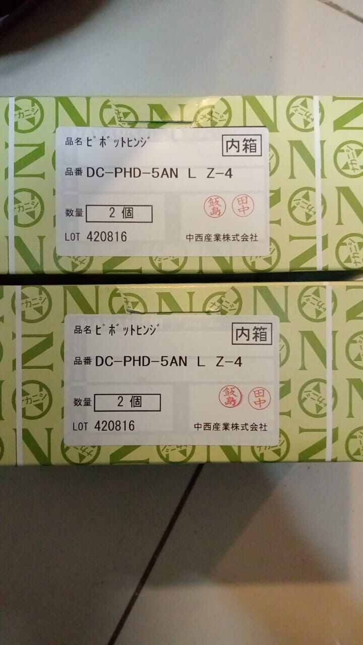 ENGSEL PIVOT NAKANISHI DC-PHD-5A-COKLAT ASLI JAPAN BEBAN 75kg | Lazada Indonesia