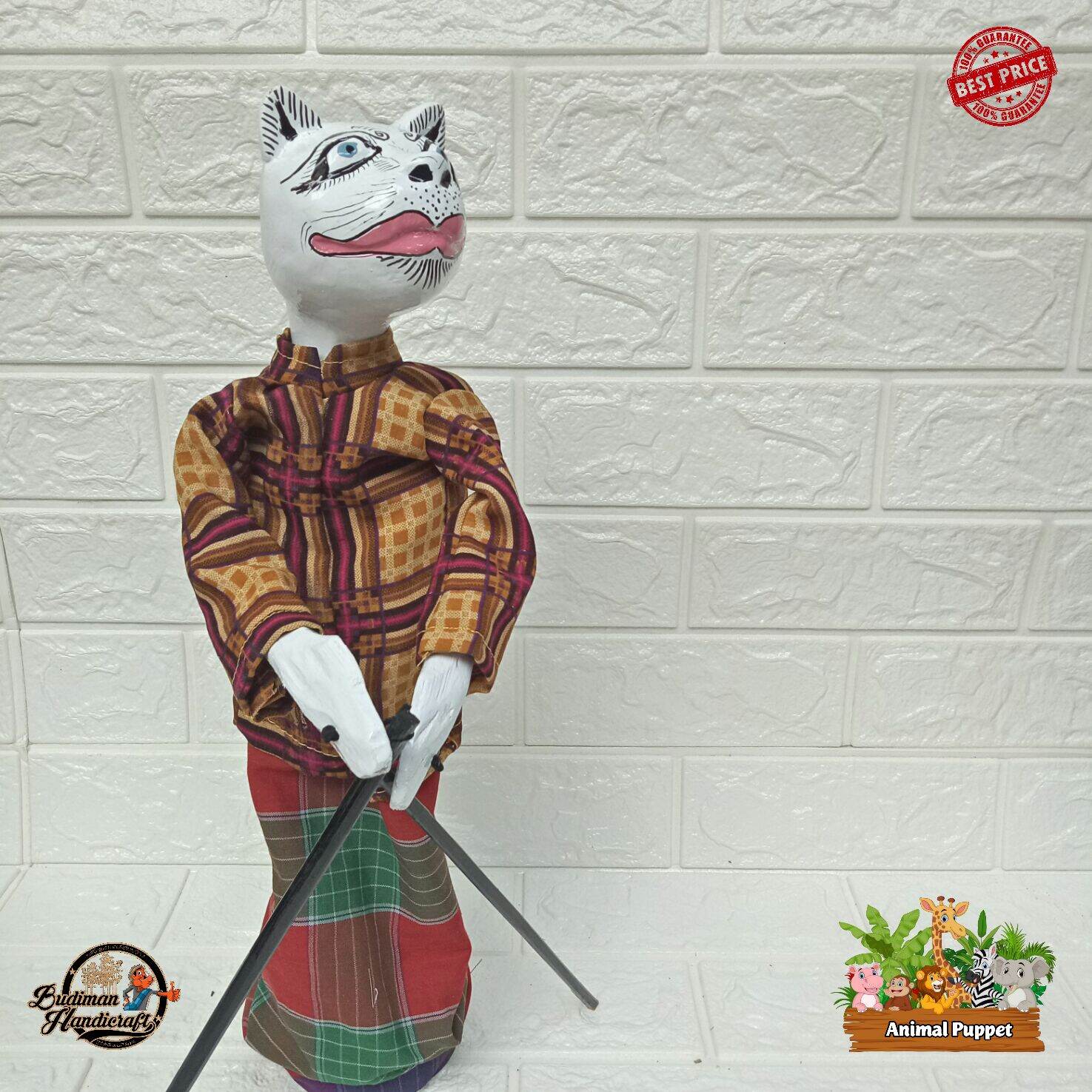 Wayang Golek Binatang Karakter Kucing | Lazada Indonesia