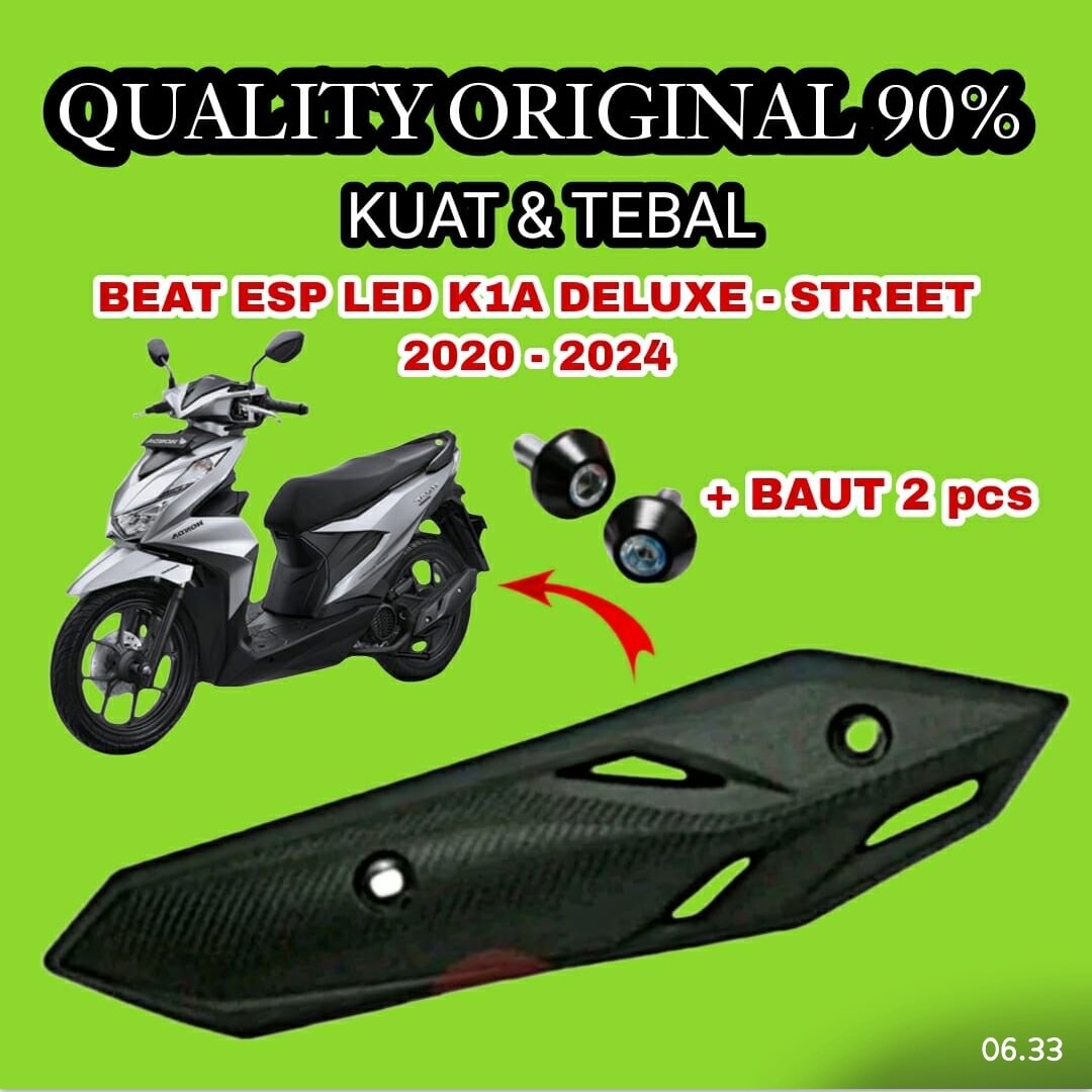 COVER KNALPOT BEAT 2020-2024 K1A LED DELUXE 90% ORIGINAL KUAT TEBAL ...