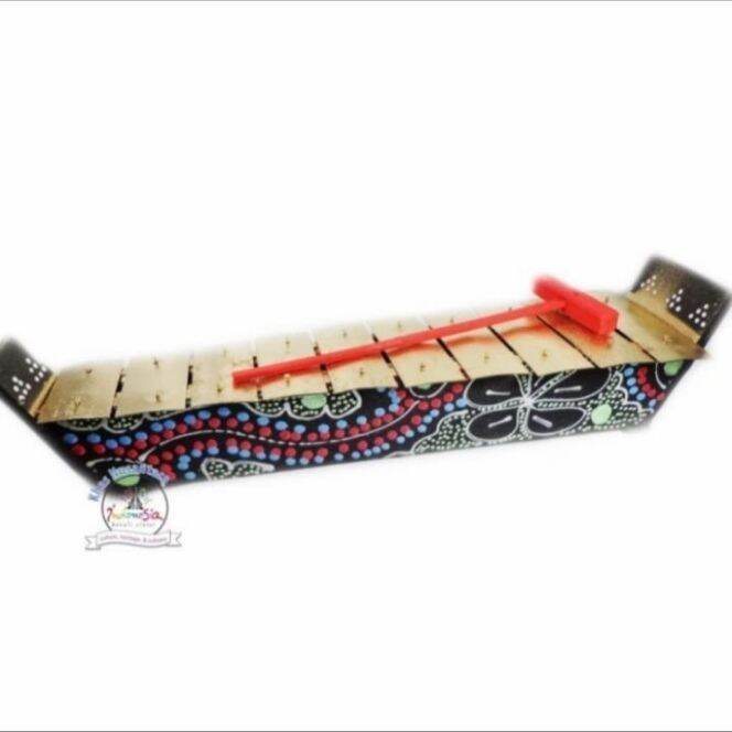 Saron 10 bilah gamelan alat musik mainan tradisional edukasi anak ...
