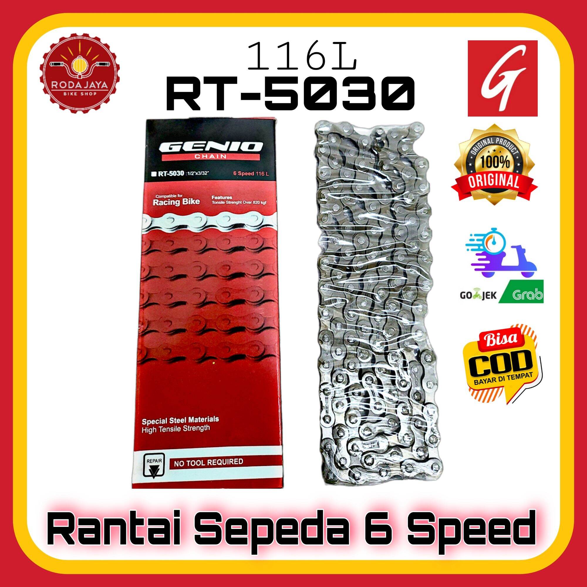 GENIO RT-5030 Rantai 6 Speed Sepeda 6 Speed | Lazada Indonesia