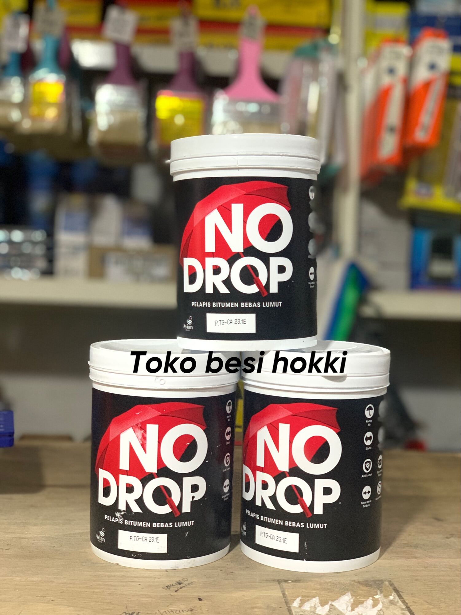 No Drop Pelapis Bitumen Bebas Lumut / Cat No Drop Bebas Lumut | Lazada ...