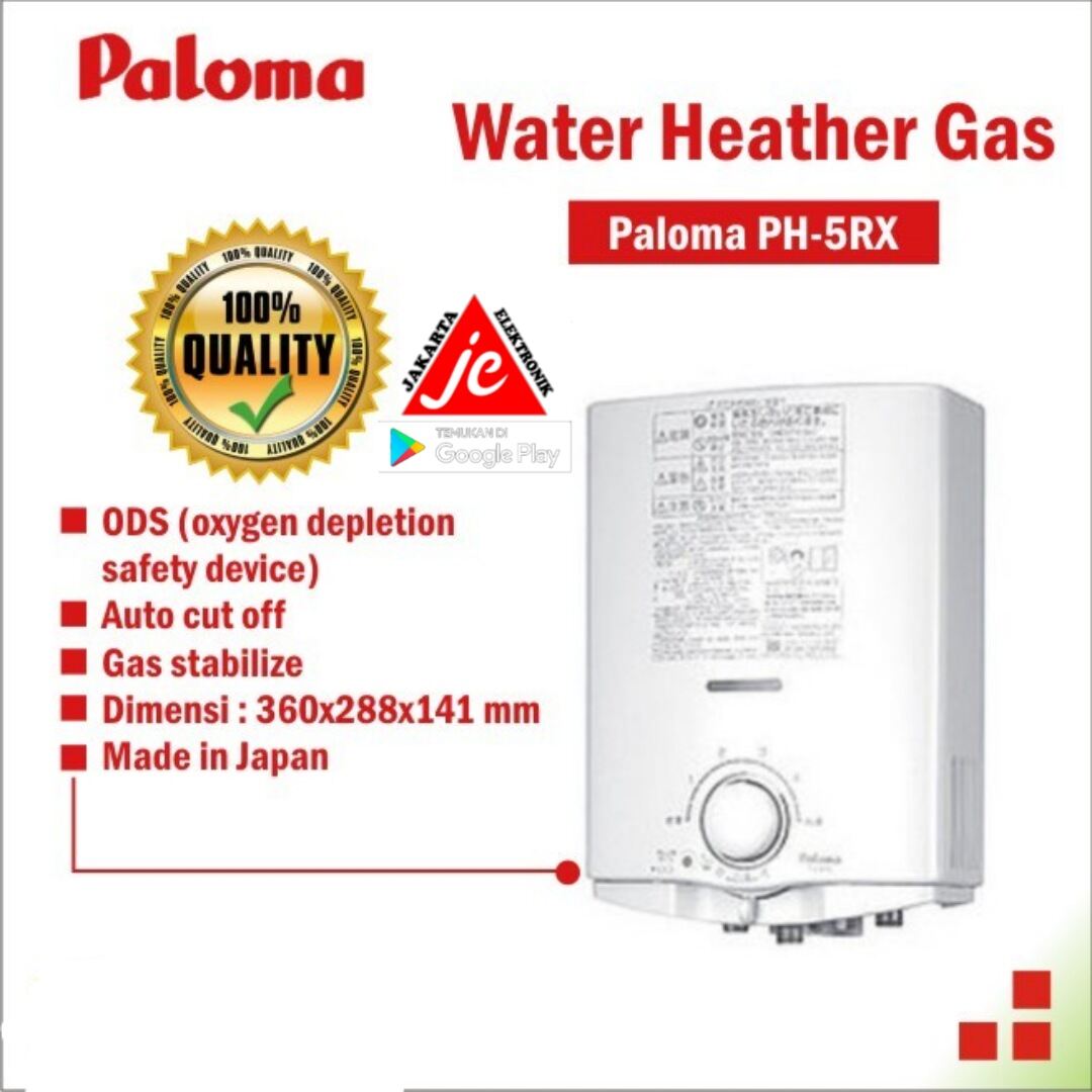 PALOMA WATER HEATER GAS 5L PH5RX | Lazada Indonesia