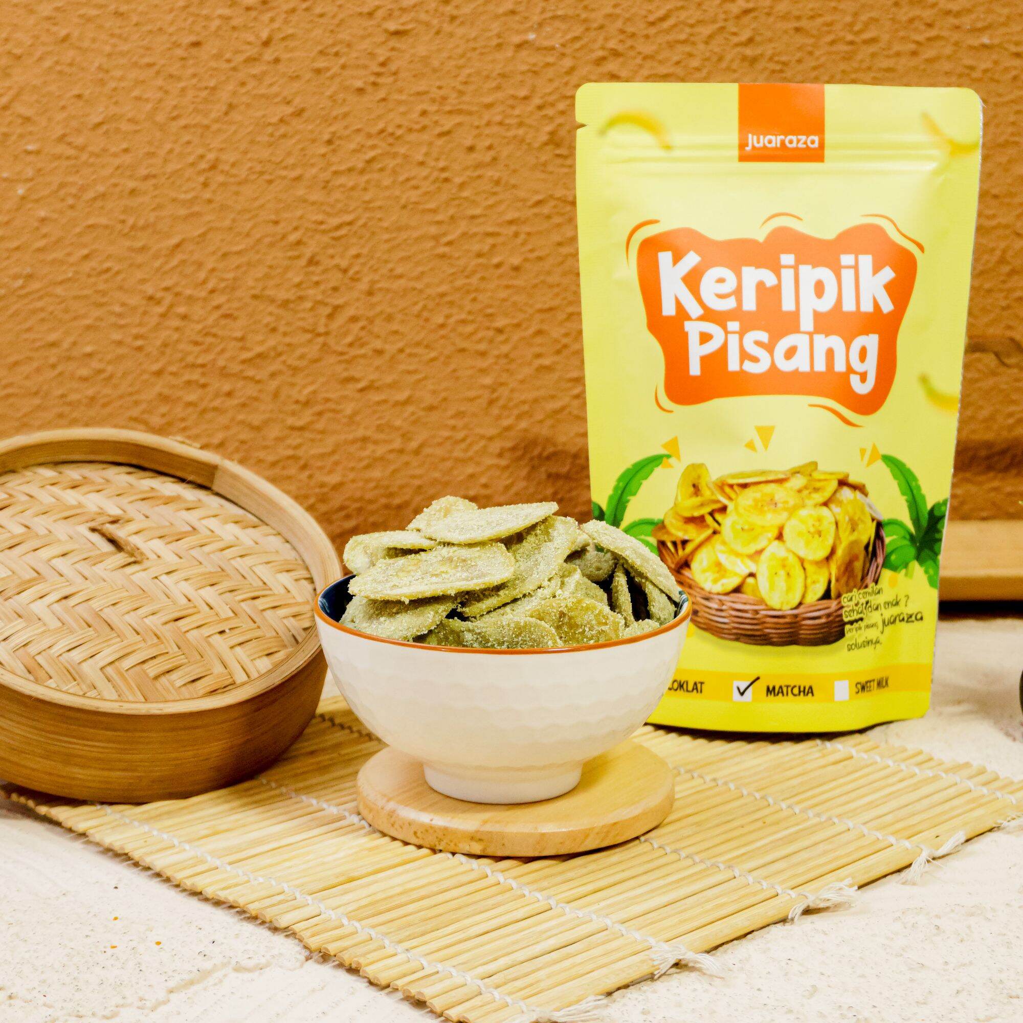 JUARAZA Keripik Pisang Matcha - Bumbu Tebal dan Tekstur Renyah 100g ...