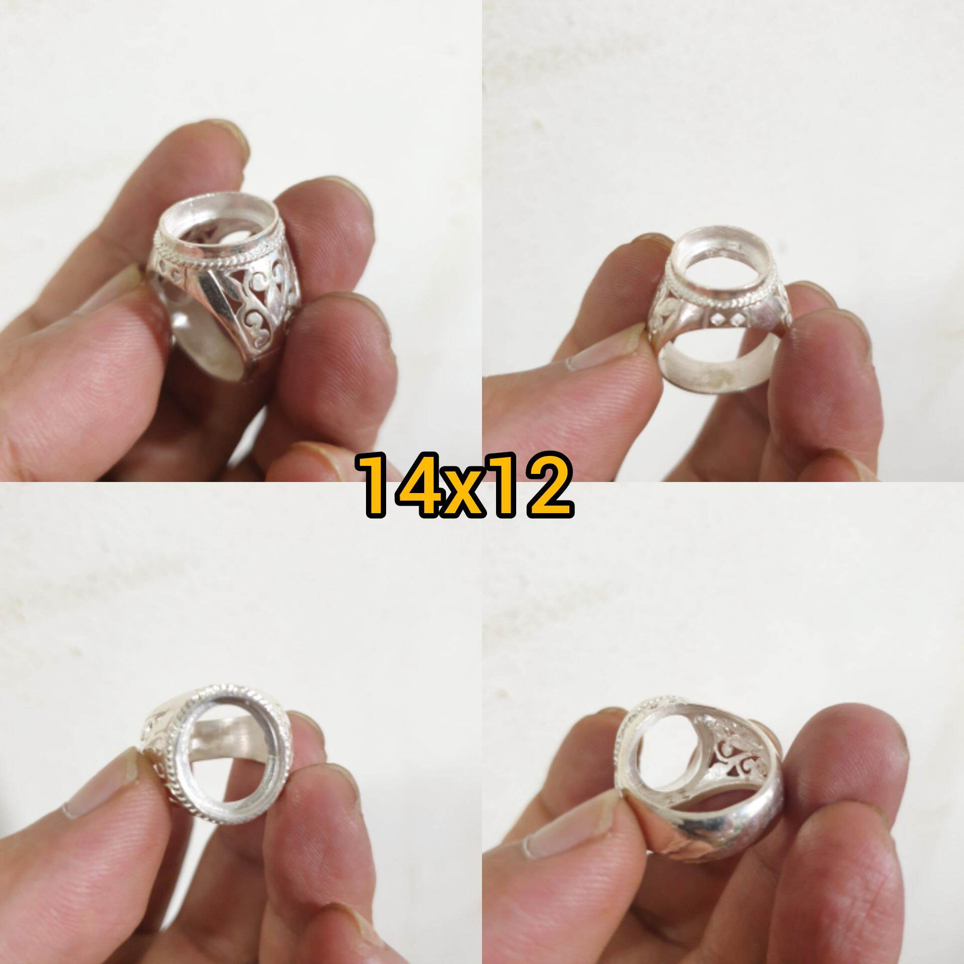 ring/cincin/emban dari bahan perak cocok untuk batu akik jenis apa saja ...
