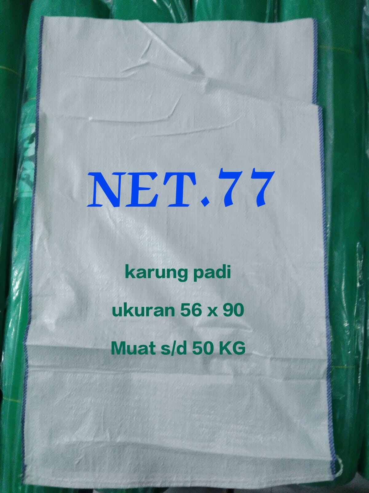 Karung Beras 50kg isi 50 Lembar Karung 56x90 Karung Putih Untuk 50Kg ...