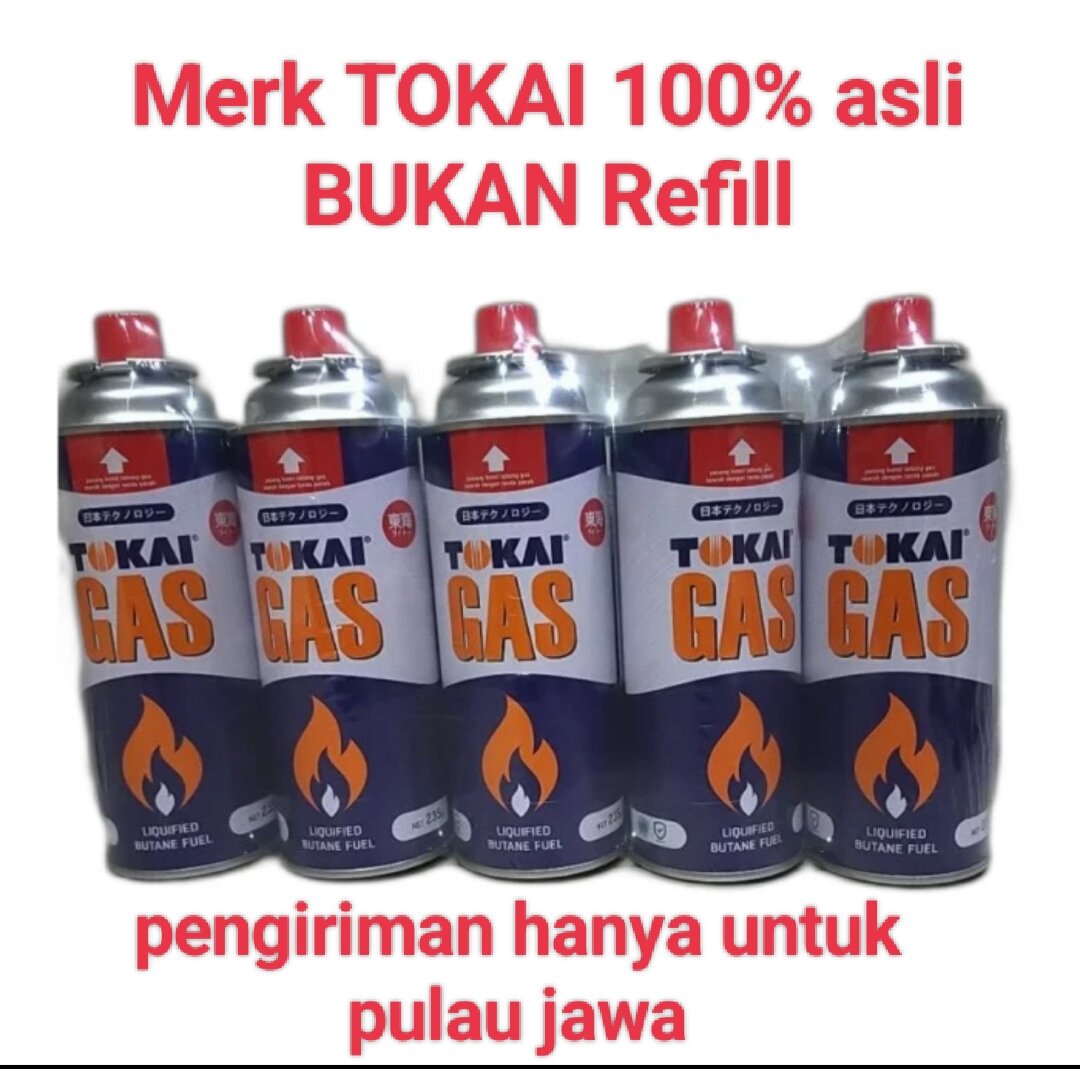Gas kaleng portable merk TOKAI asli bukan refil | Lazada Indonesia