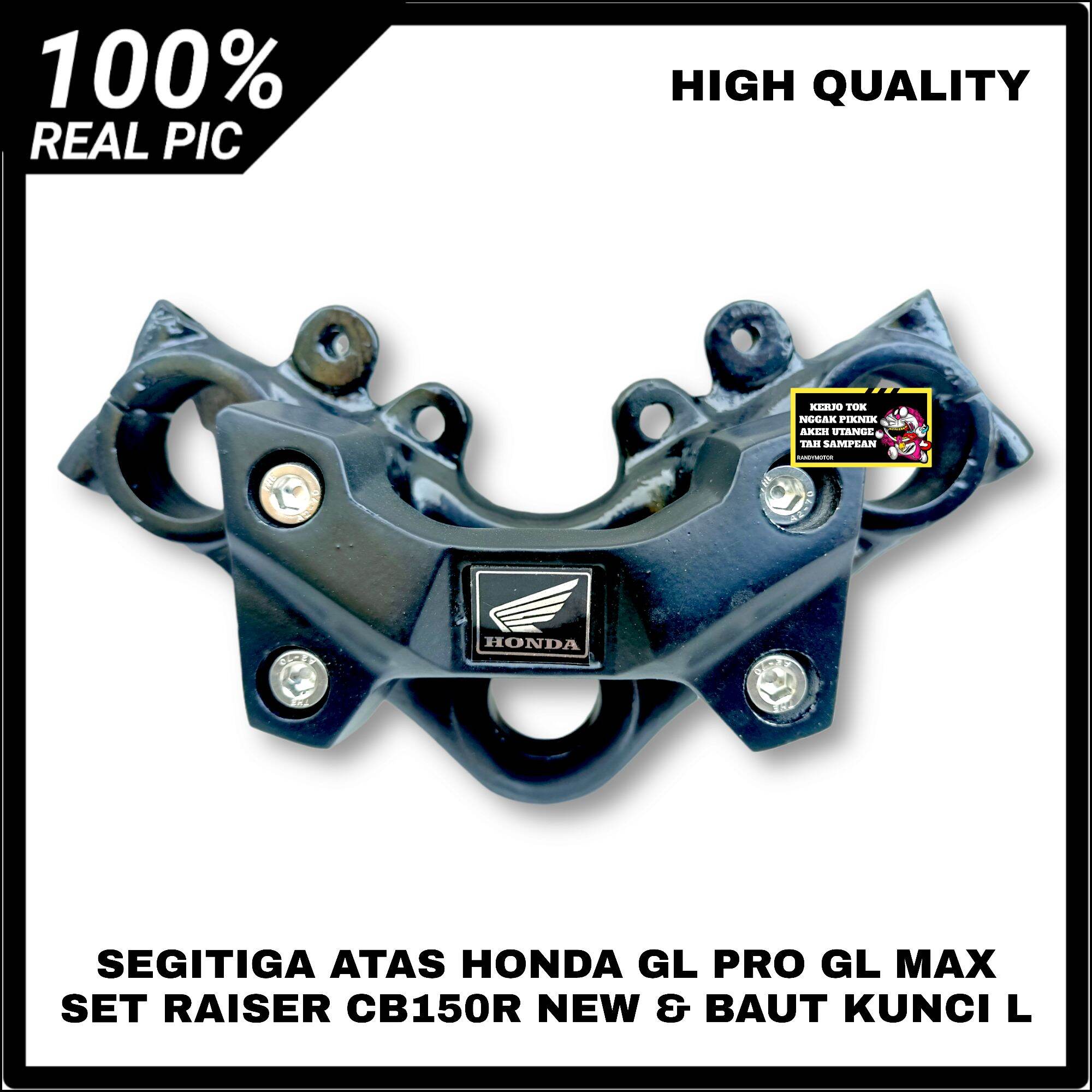 SEGITIGA ATAS DUDUKAN STANG STIR HONDA GL PRO GL MAX SET RAISER CB150R ...