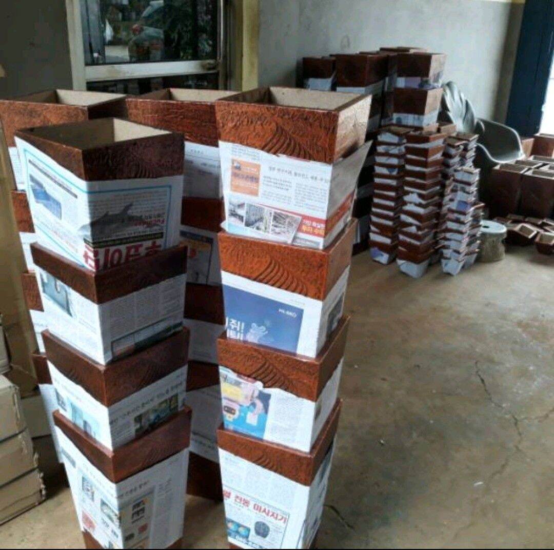 pot kayu minimalis tinggi 40cm besar untuk pohon plastik | Lazada Indonesia