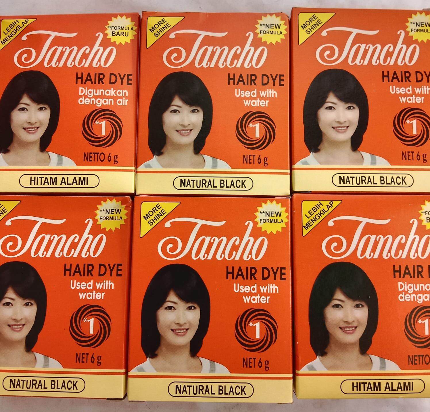 TANCHO semir rambut hitam 6gr ( beli 1 atau beli 6 ) | Lazada Indonesia