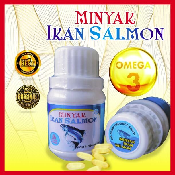 Minyak ikan salmon/fis oil omega 3 | Lazada Indonesia
