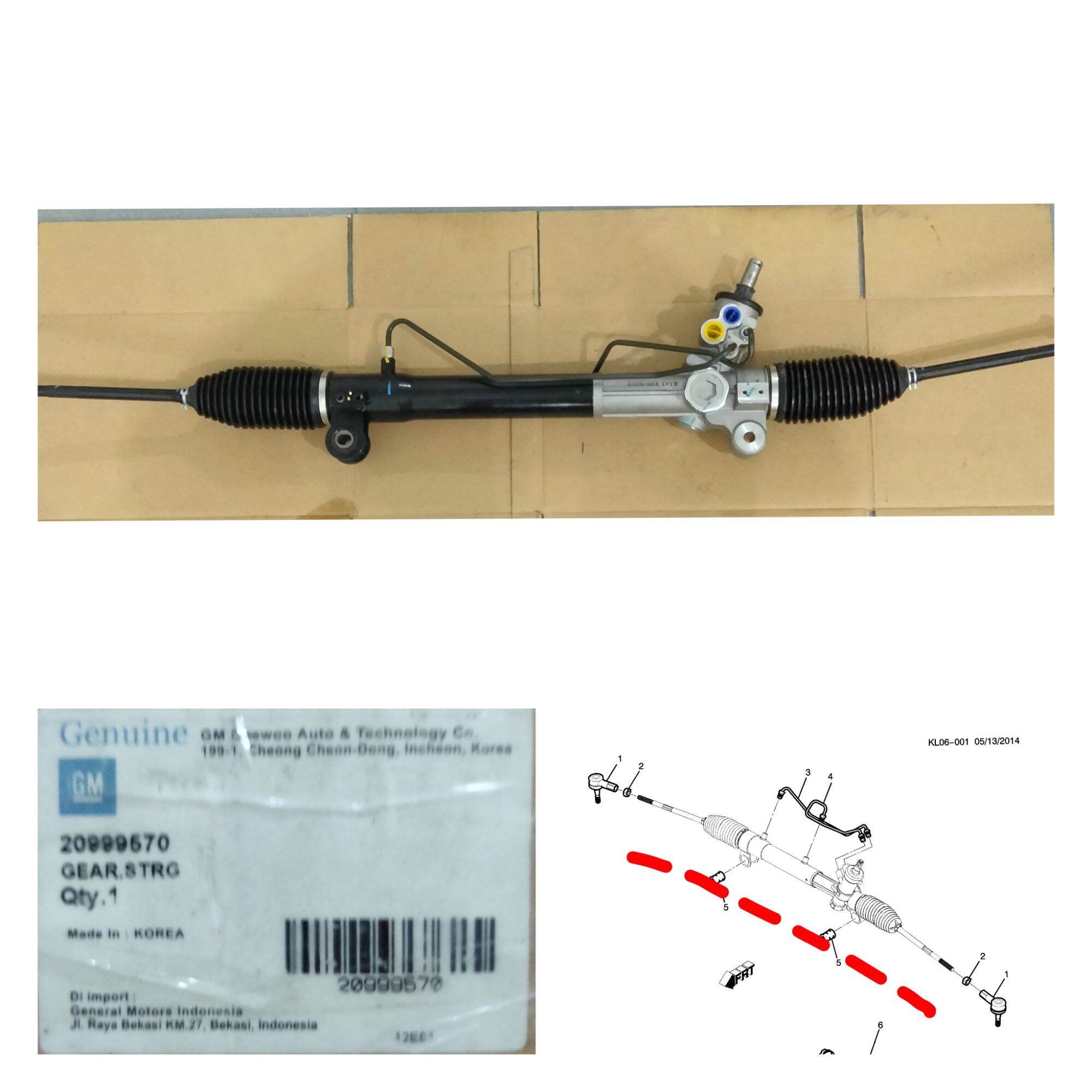 Rack Steer Chevrolet Captiva FL Original | Lazada Indonesia