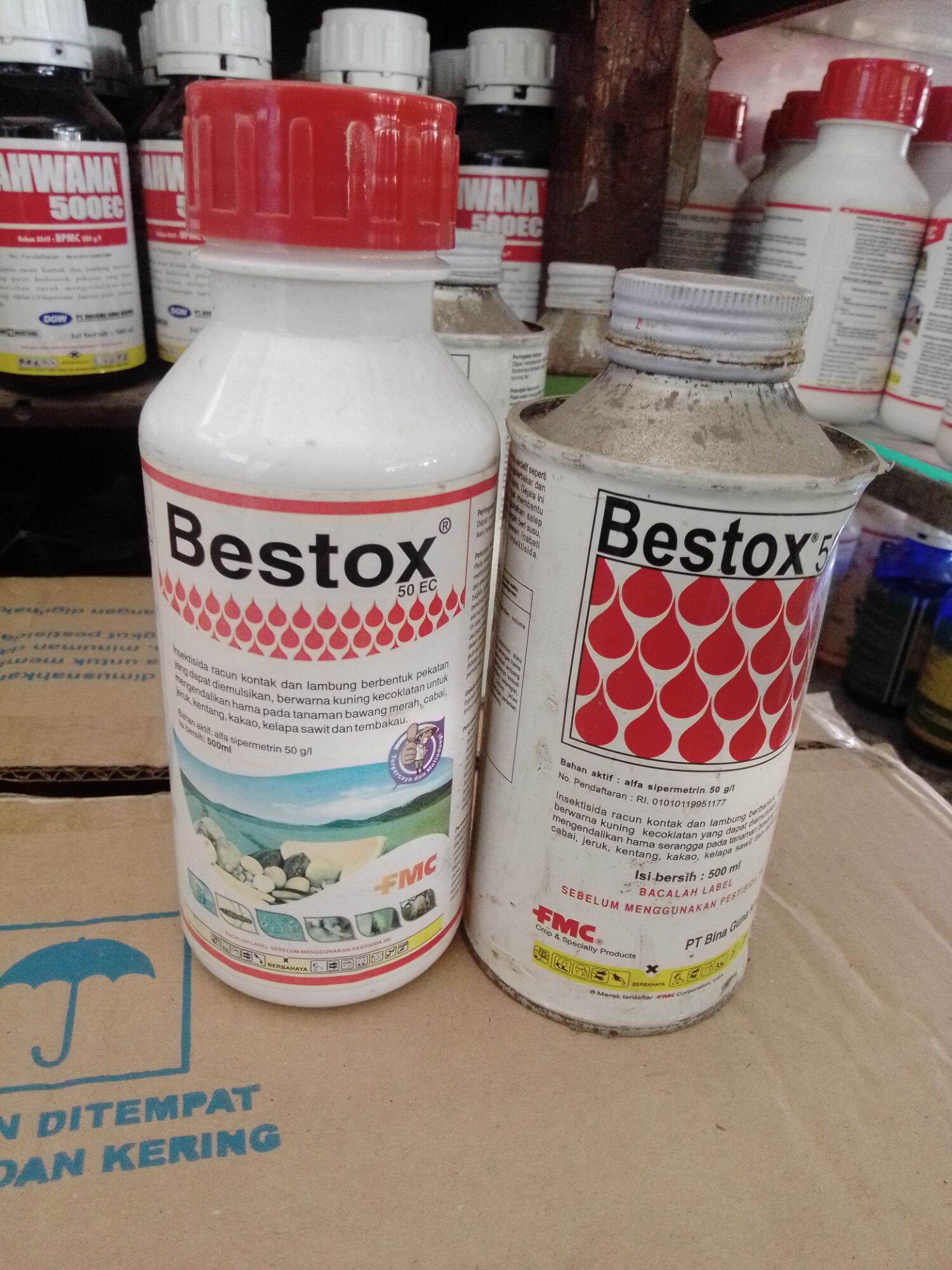 Insektisida Bestox 50ec 500ml kemasan atum | Lazada Indonesia