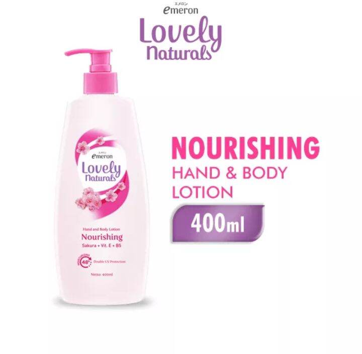EMERON LOVELY NATURAL HANDBODY LOTION 400ML | Lazada Indonesia
