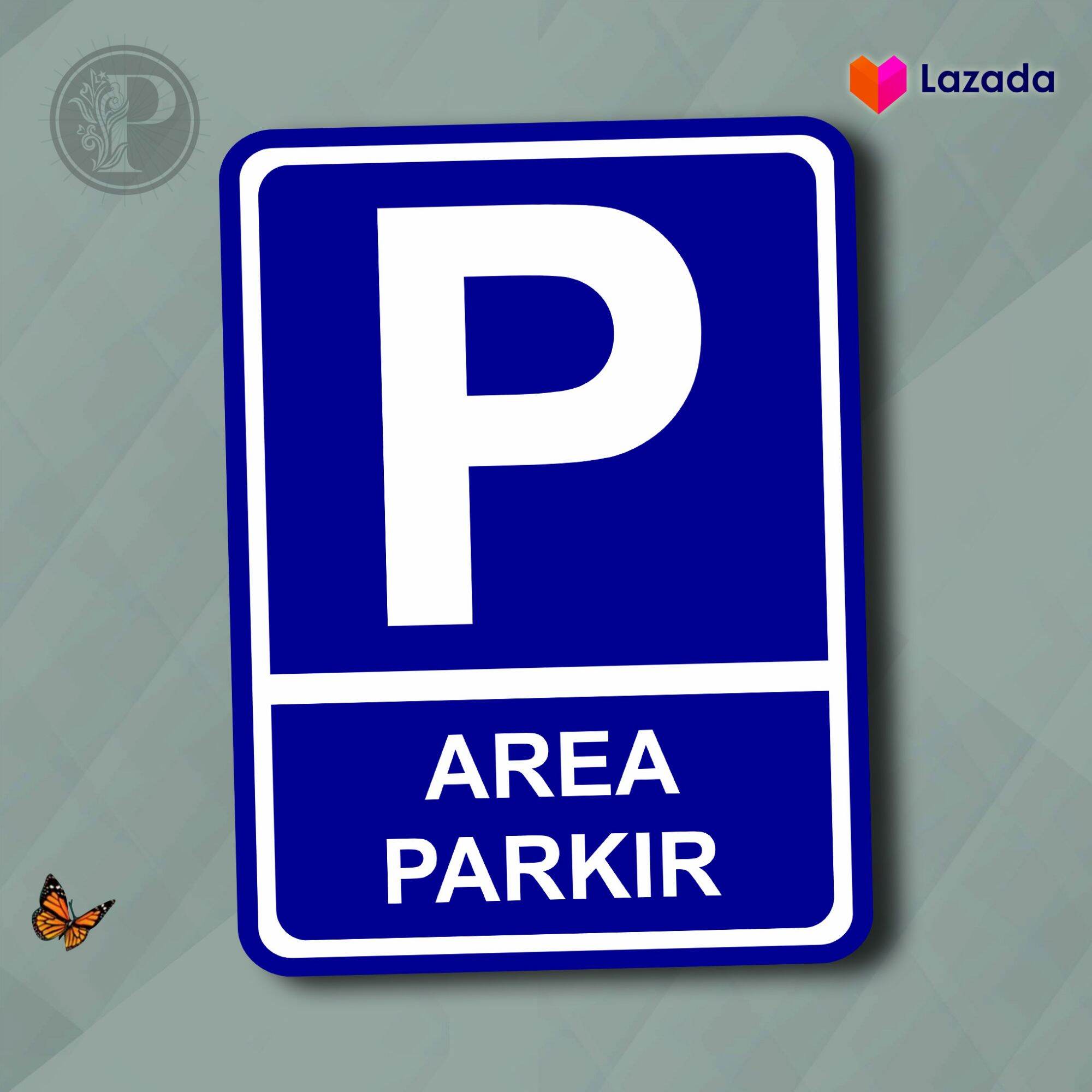 STICKER PENANDA AREA PARKIR/RAMBU PARKIR UK.28X40CM | Lazada Indonesia