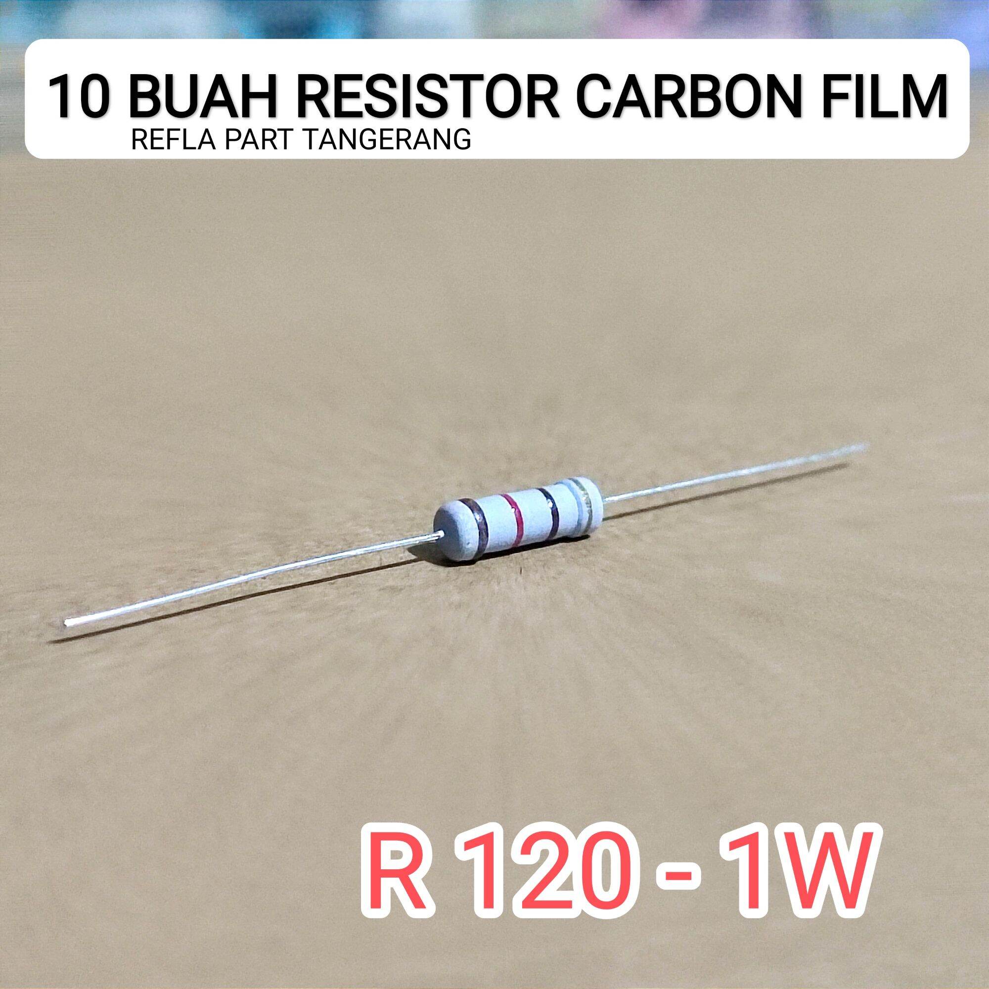 10 BUAH RESISTOR 1W 1WATT 120 OHM CF 5% ROHS | Lazada Indonesia