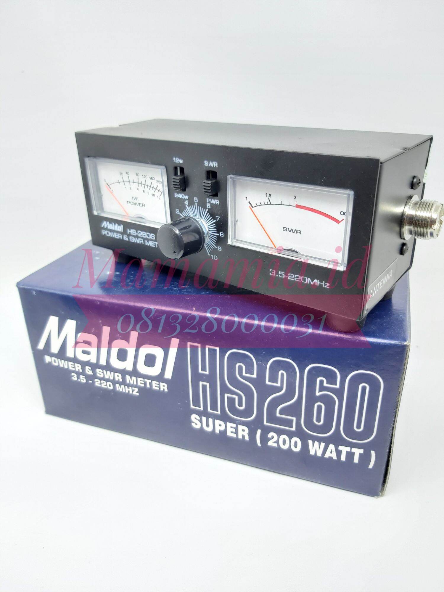 SWR Power Meter Maldol HS-260 HF VHF | Lazada Indonesia