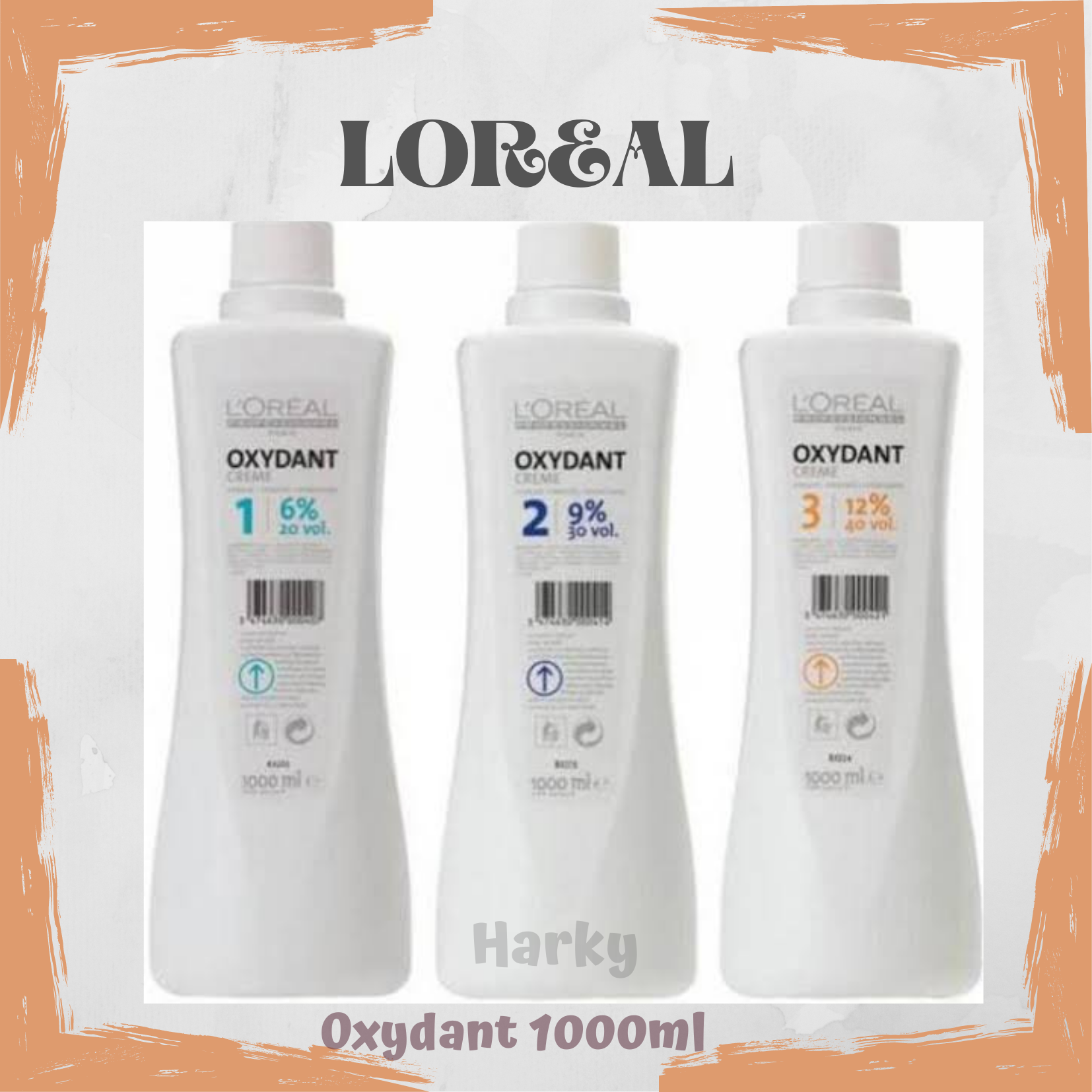 Loreal oxydant 1000ml oxidant creme loreal 1liter developer 1000 ml 1kg ...