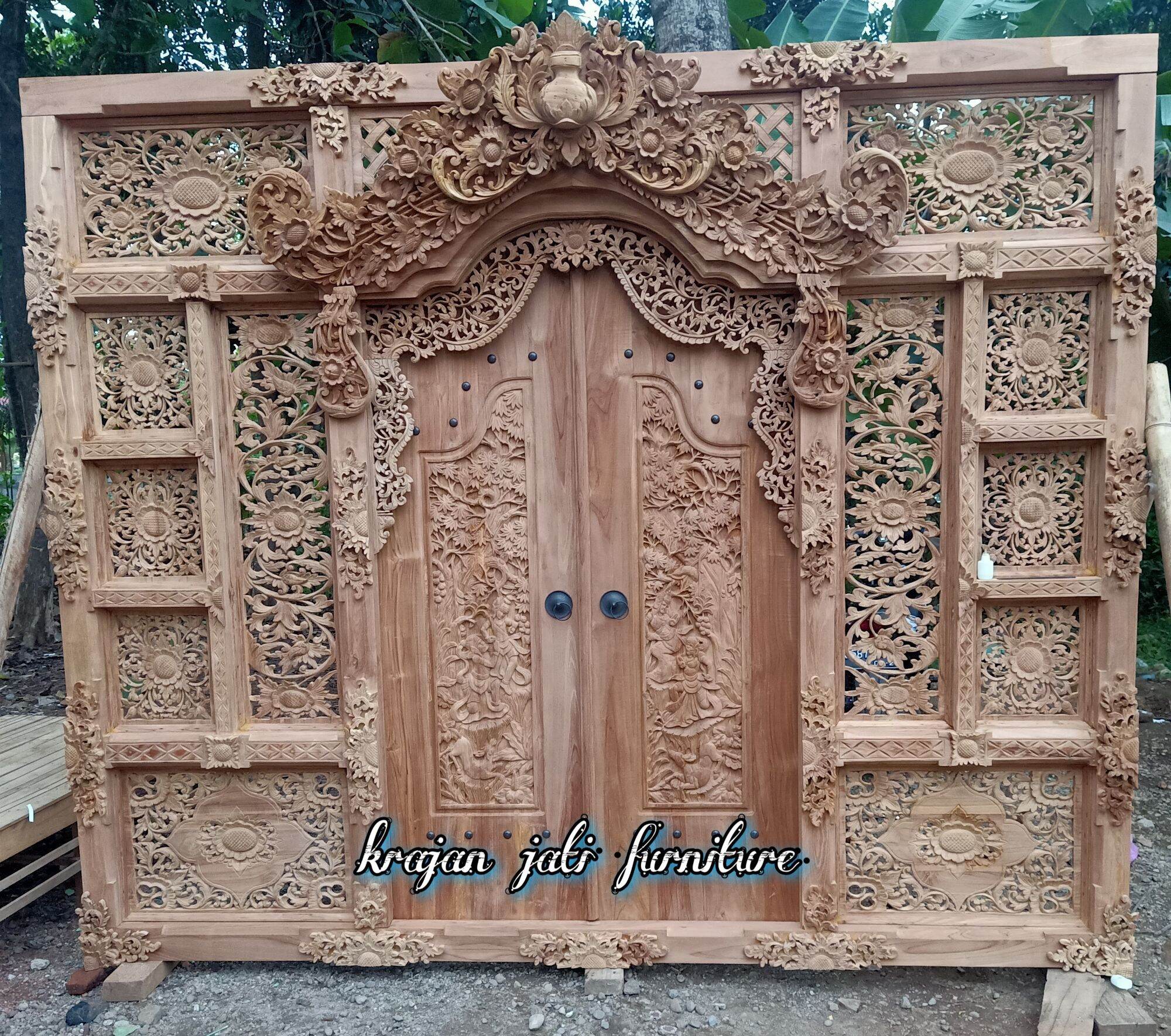 PINTU GEBYOK UKIRAN MOTIF BALI | Lazada Indonesia