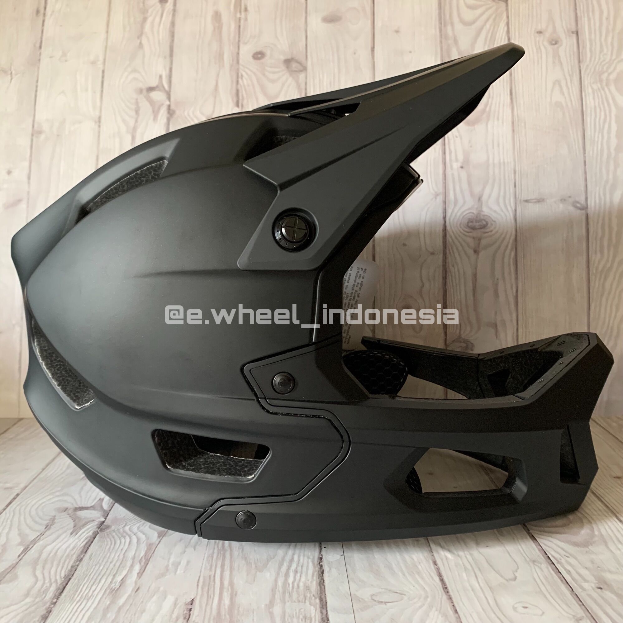 Comsport M1 full face MTB helmet (matte black) | Lazada Indonesia