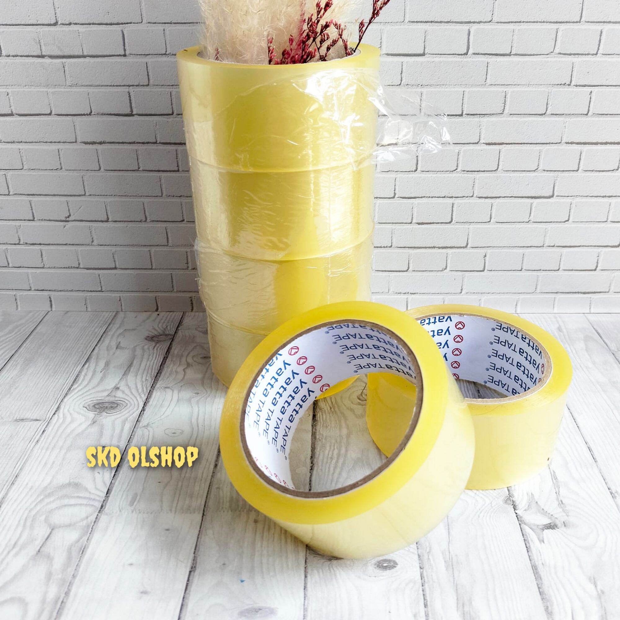 Lakban Bening Tebal YATTA TAPE | Selotip Bening Besar 45 × 60 Yard ...