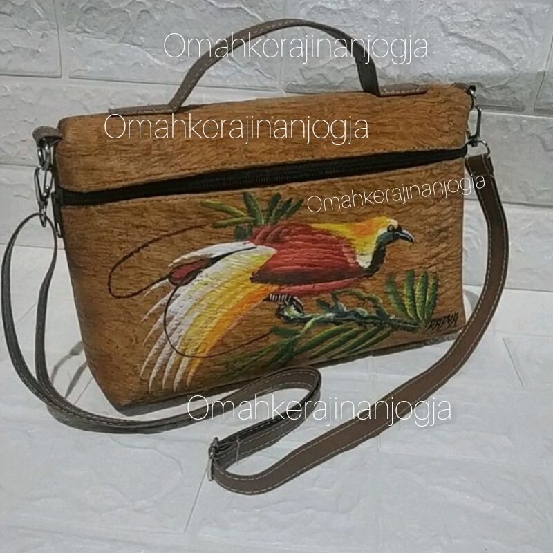 tas kulit kayu khas papua, tas papua, noken papua | Lazada Indonesia