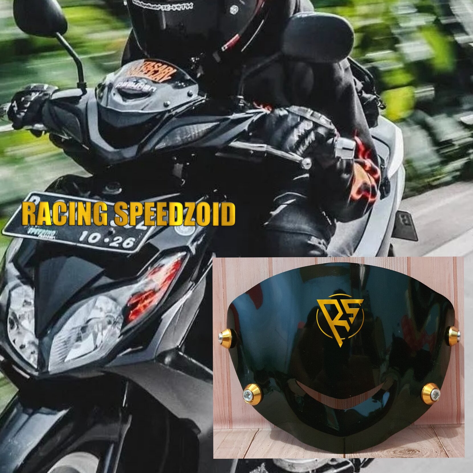 VISOR CUSTOM YAMAHA XEON WINDSHIELD XEON 125 | Lazada Indonesia