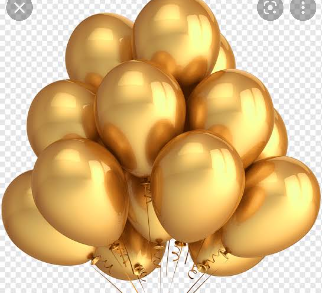 10 balon gold metalik | Lazada Indonesia