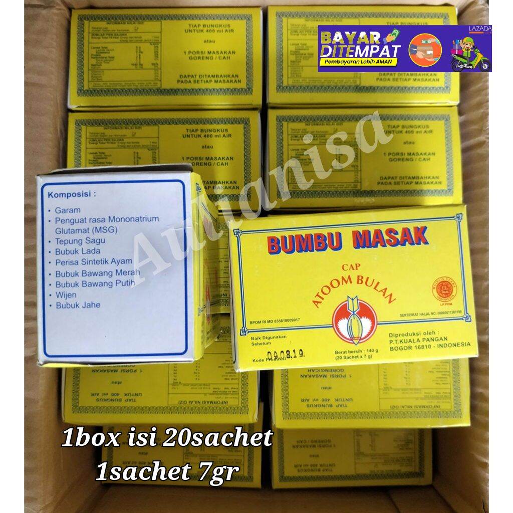 Bumbu atom bulan 1 box | Lazada Indonesia
