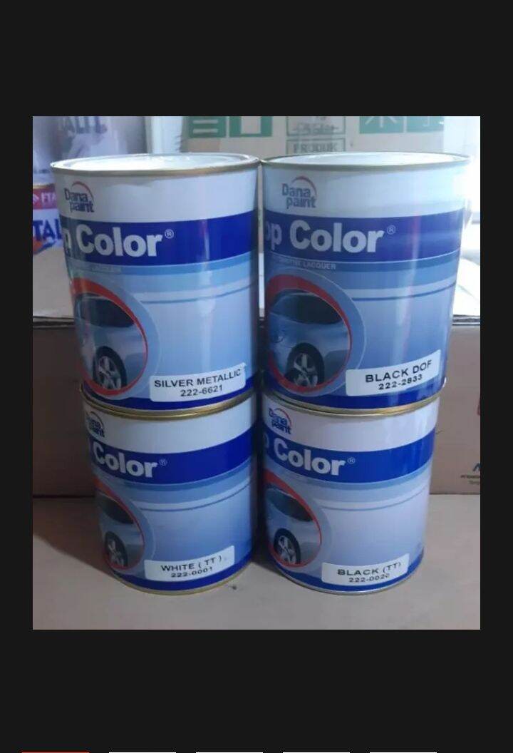 CAT Duco TOP COLOR DanaPaint PUTIH / HITAM 1kg | Lazada Indonesia