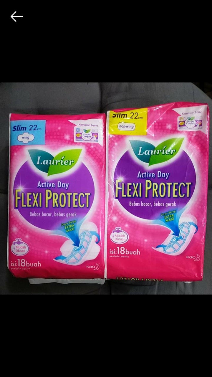 laurier flexi protect isi 18 slim 22cm (wing dan non wing) | Lazada Indonesia