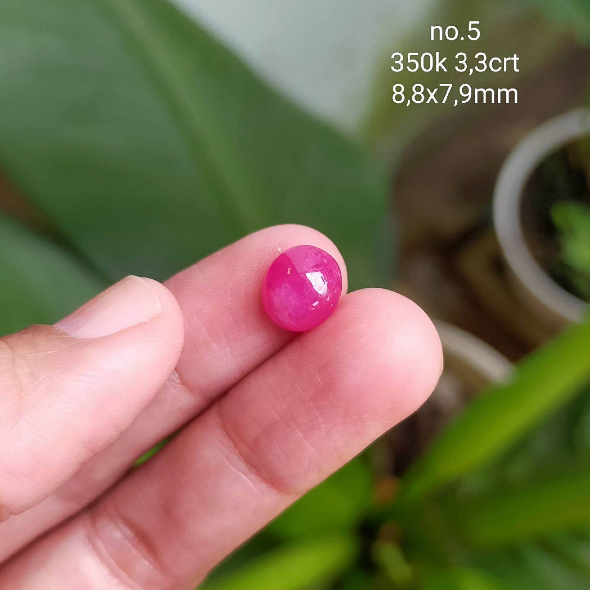 Batu permata red ruby - batu alam merah ruby - rubi asli natural ...